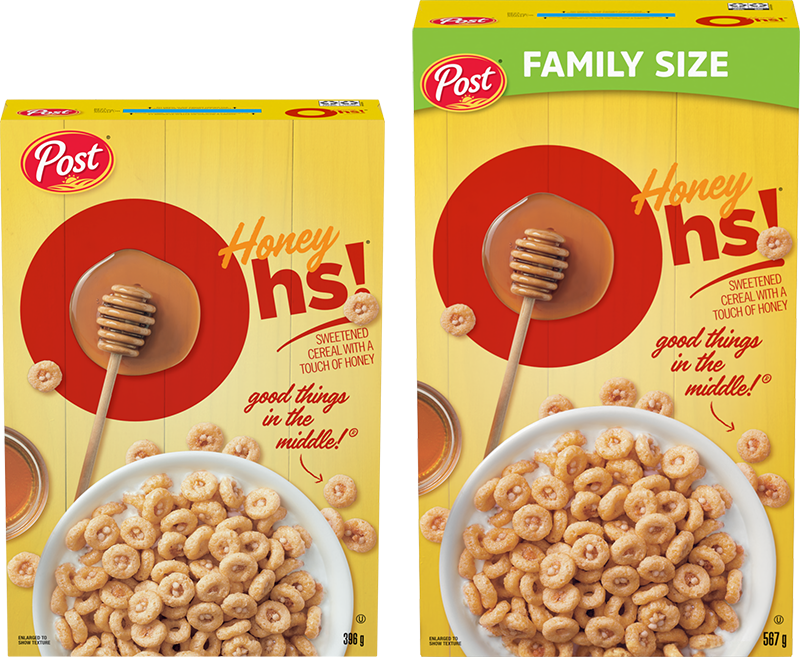 Information about Honey Ohs!® cereal | Post Consume Brands Canada